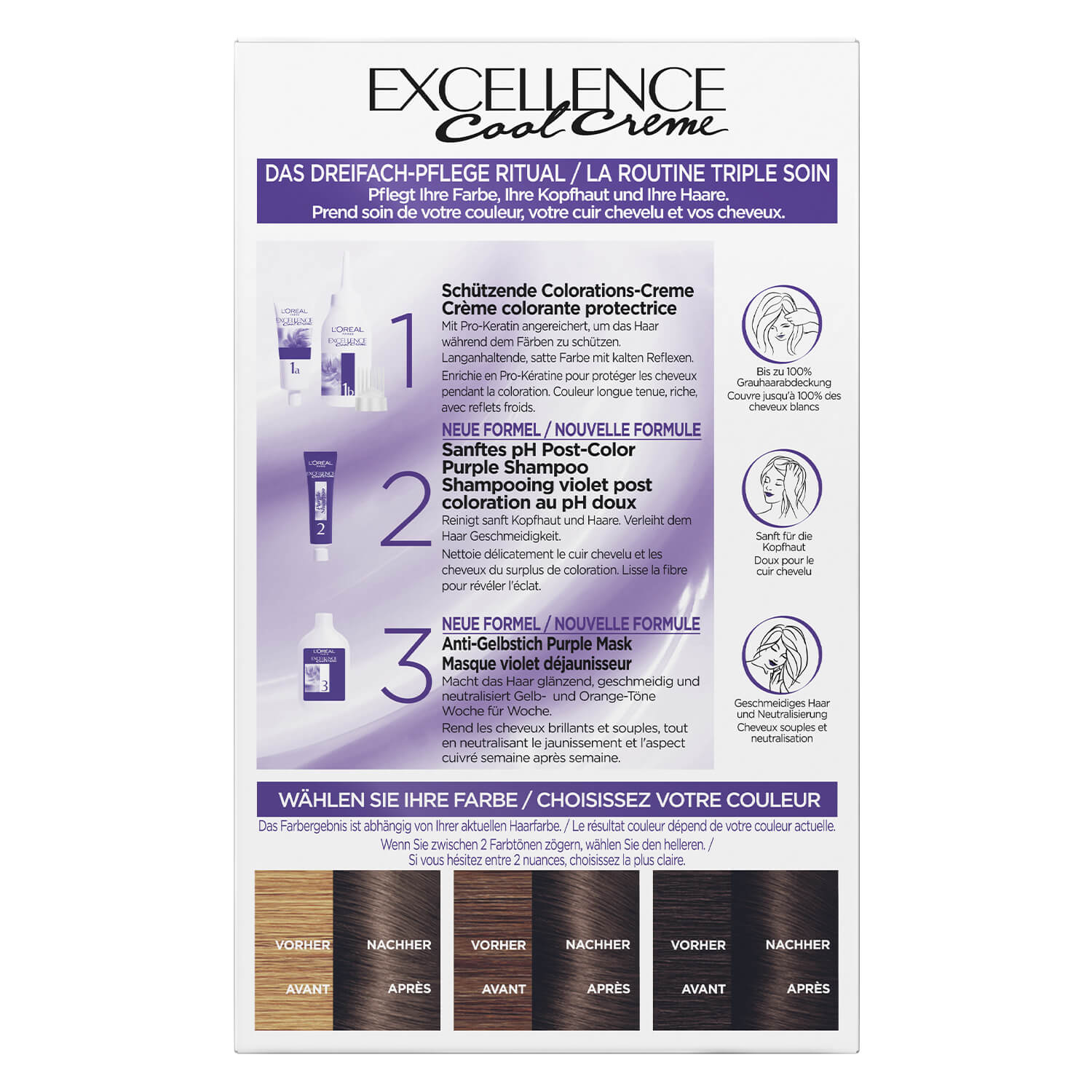 L'Oréal Paris LOréal Excellence Color - Cool Crème 6.11 Ultra Kühles ...