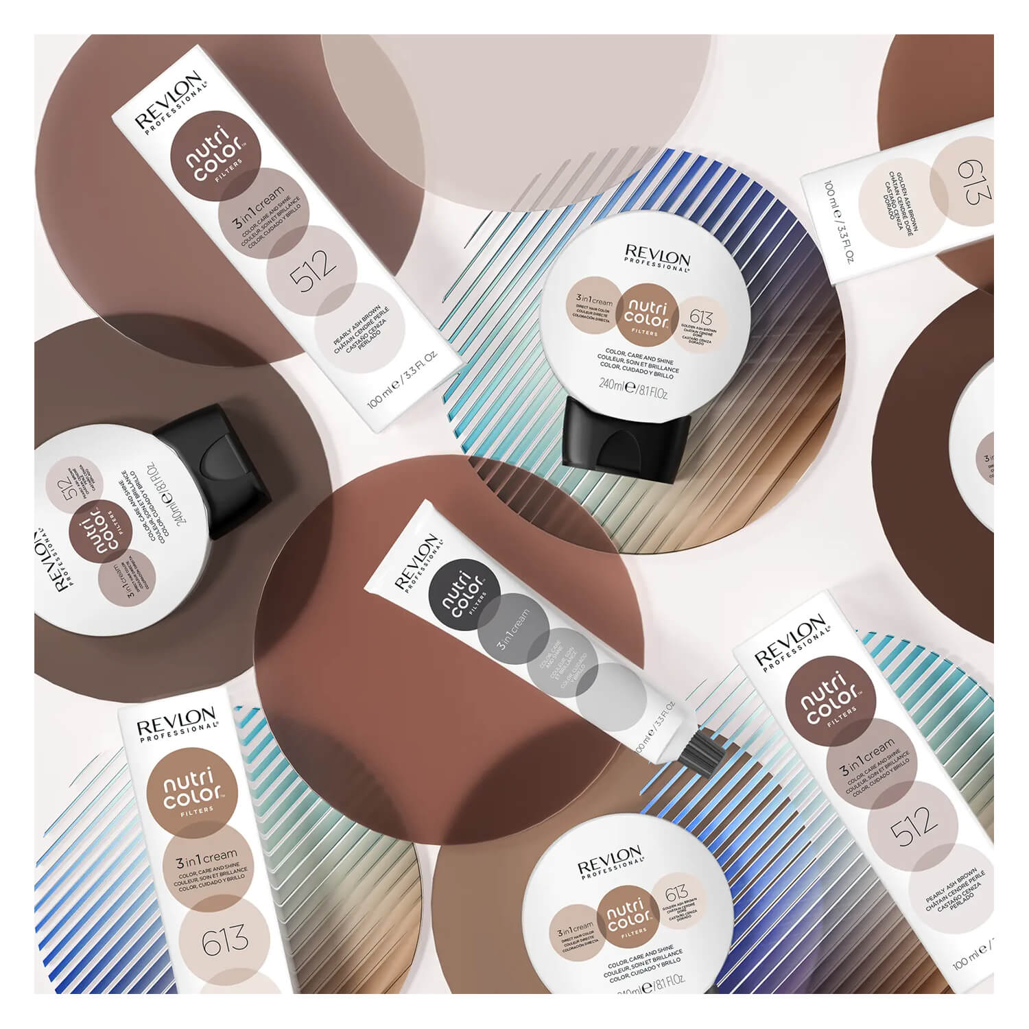 Revlon Professional Nutri Color Creme - Pearly Ash Brown 512 ...