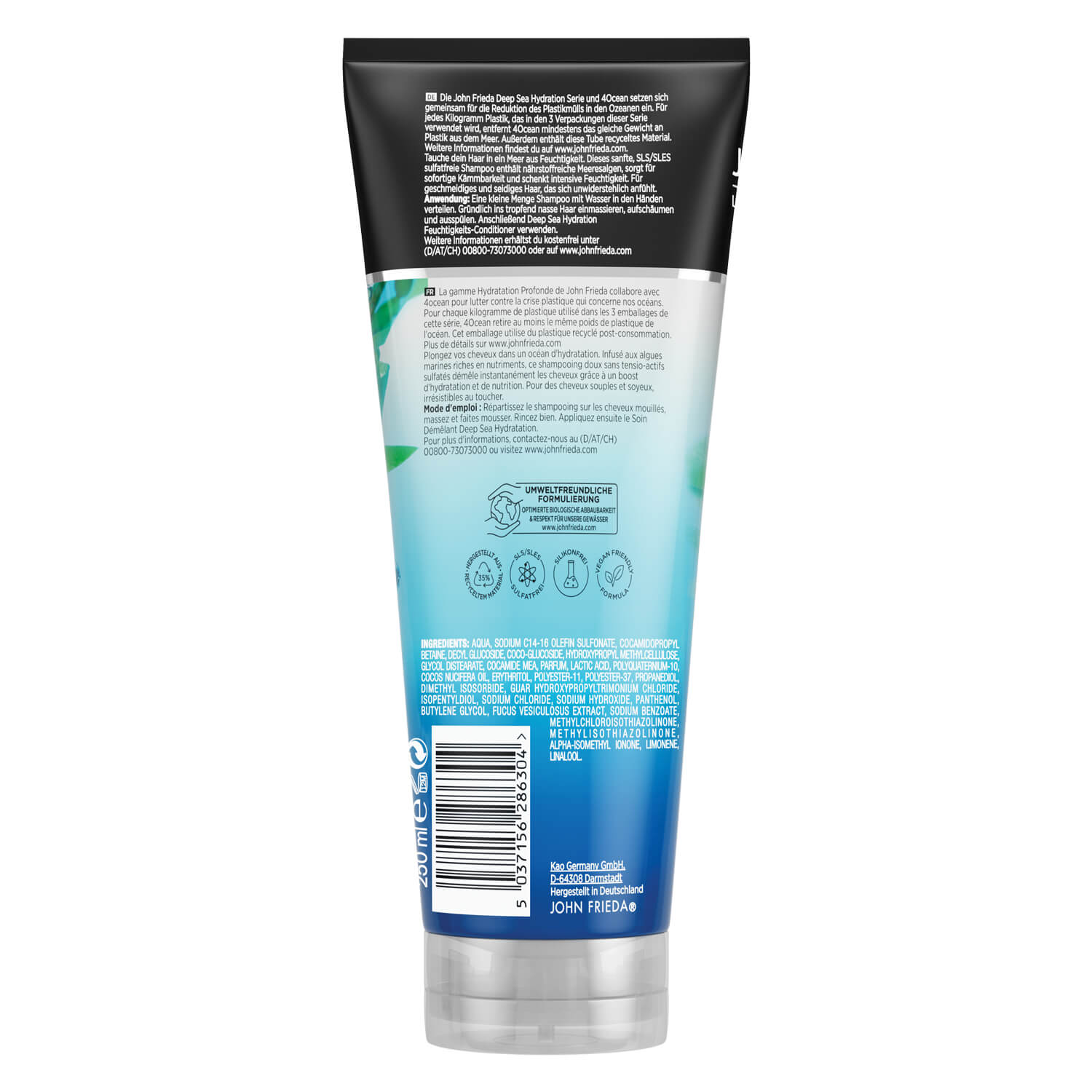 John Frieda Deep Sea Hydration - Moisturizing Shampoo | PerfectHair.ch