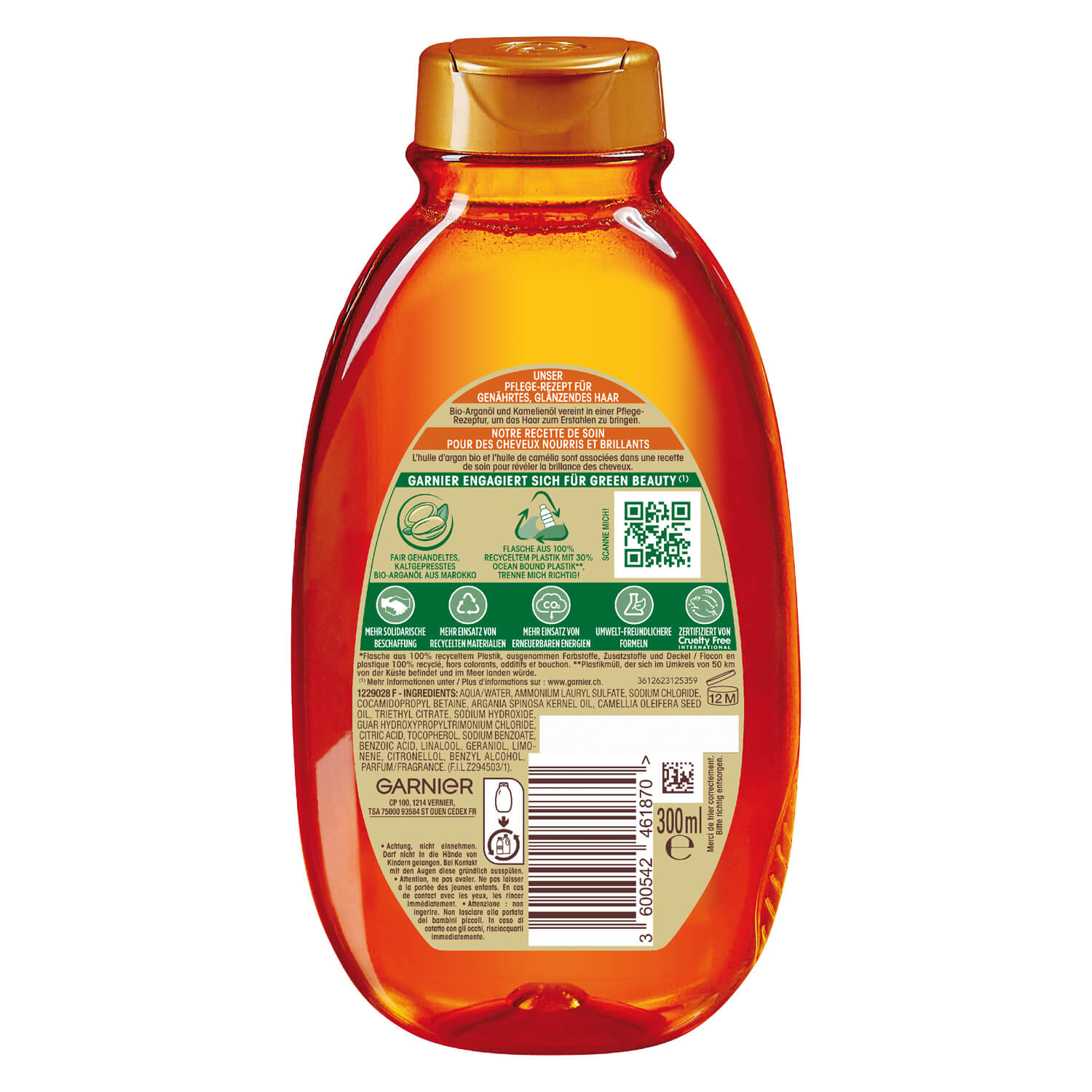 GARNIER Ultra Doux Haircare - Magic Camellia & Argan Oil Shampoo ...