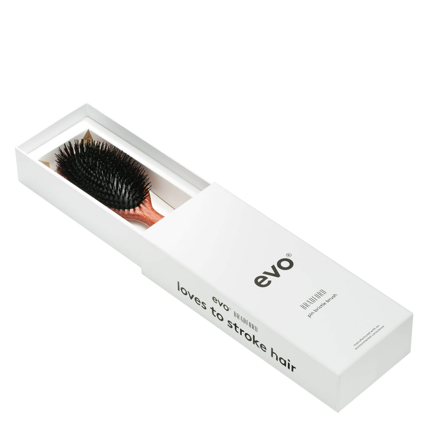 evo evo brushes - bradford pin bristle brush | PerfectHair.ch